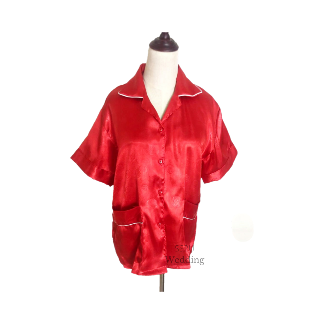 Red Ladies Pyjamas (Plain)